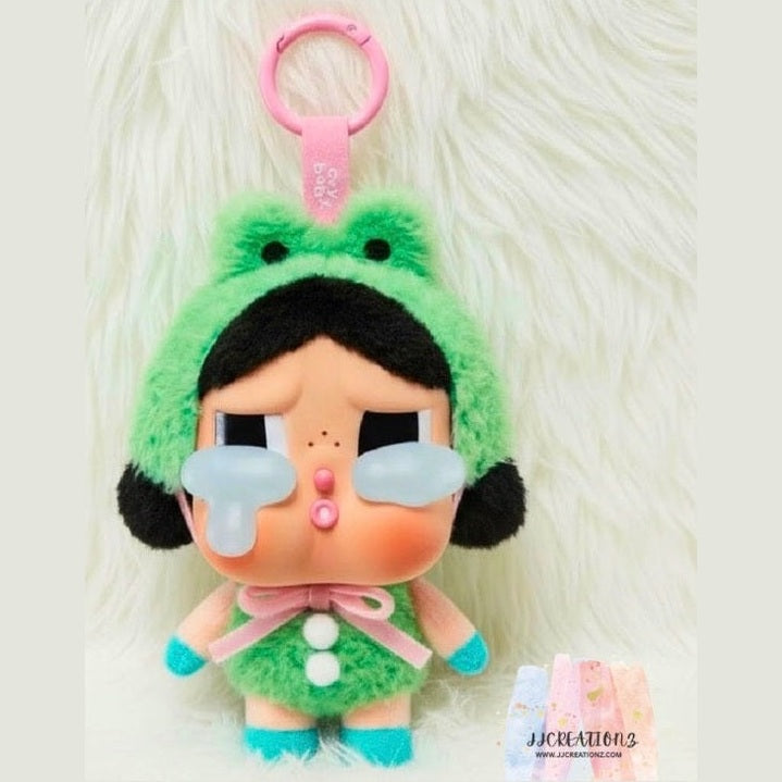 🐸 Crybaby Frog Keychain Plush – Kawaii Bag Charm – JJCREATIONZ